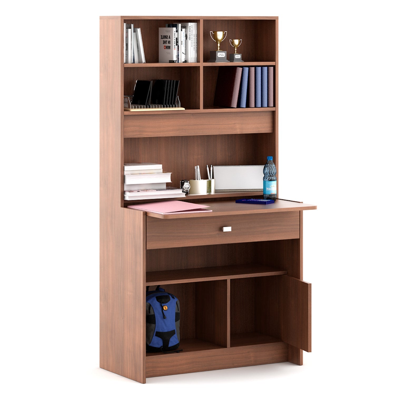 Spacewood Study Table Achiever Rigato Walnut